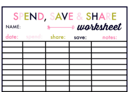 13 Kid’s Budget Worksheets (Plus Sample Budget Template for Teenagers)