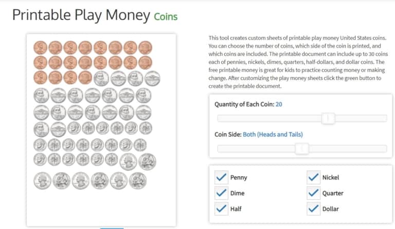 17 Best Kid Money Printables (Free Play Money for Kids)