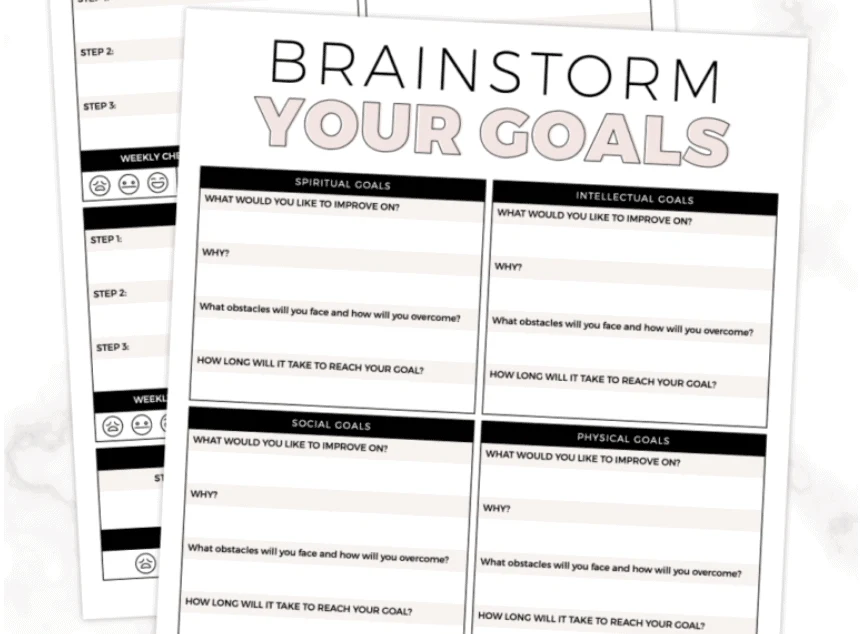 Awesome Goal Setting Worksheet For Kids PDF Money Prodigy