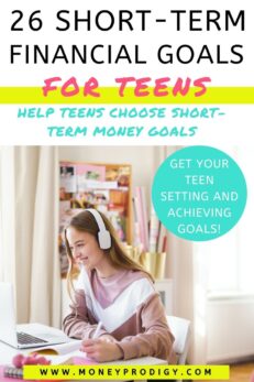 Short-Term Financial Goals for High School Students (26 Examples)