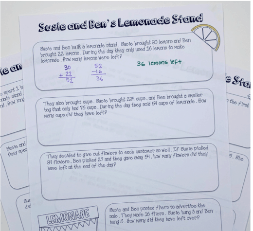 10 Lemonade Stand Worksheets (Math, Business Plan, Budgeting, etc.)