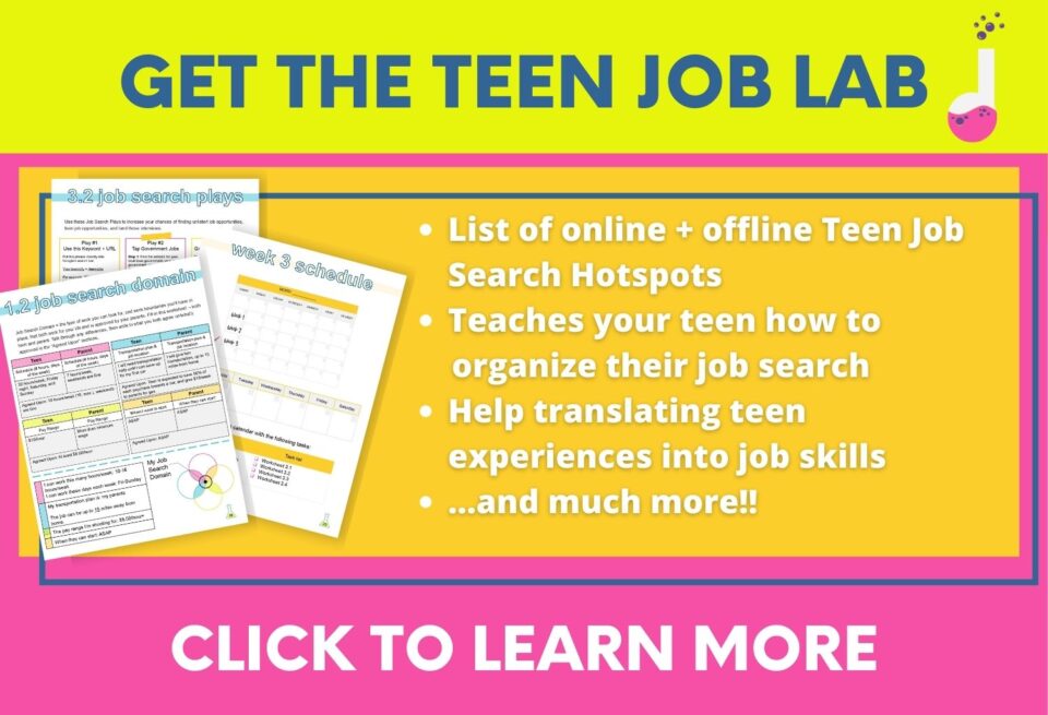 How to Get a Job as a Teenager (Your Teen’s 3-Week Plan)