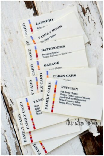 14 Sets of Free Printable Chore Cards (Kids & Teens)