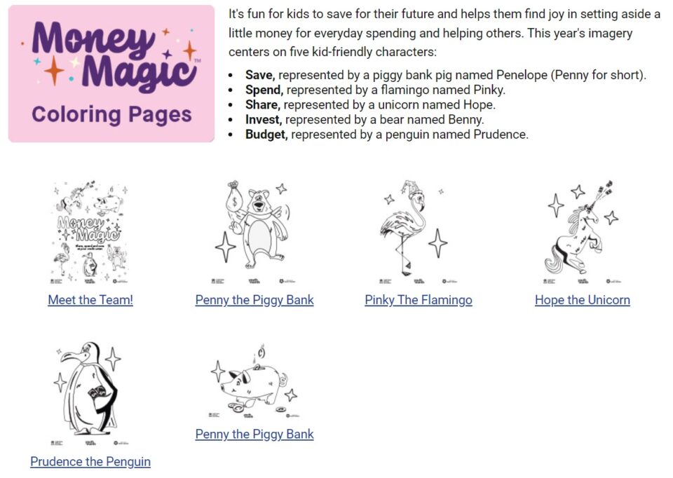 19 Best Money Coloring Pages (Both Coins & Bills)