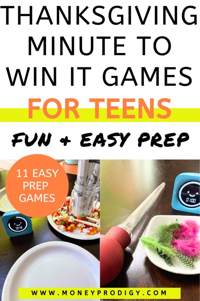 11 Thanksgiving Win It In a Minute Games for Students (Fun & Easy Prep)