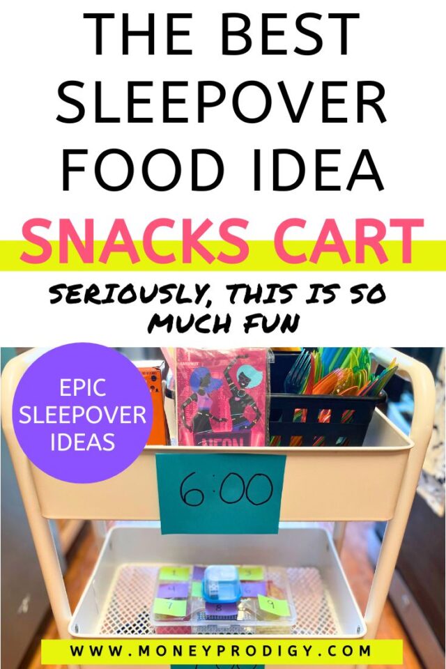The Best Sleepover Food Idea (Timed Sleepover Snacks Cart)