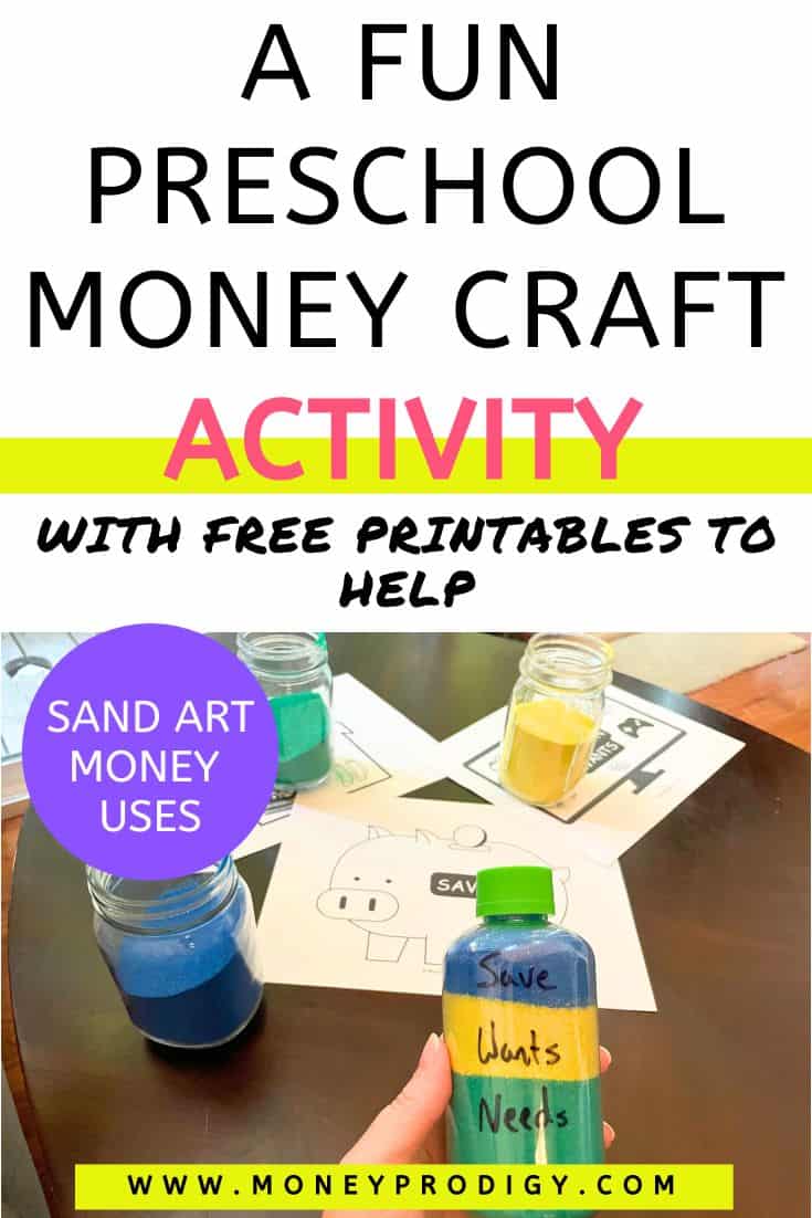 A Preschool Money Craft (Money Use Sand Art Craft)